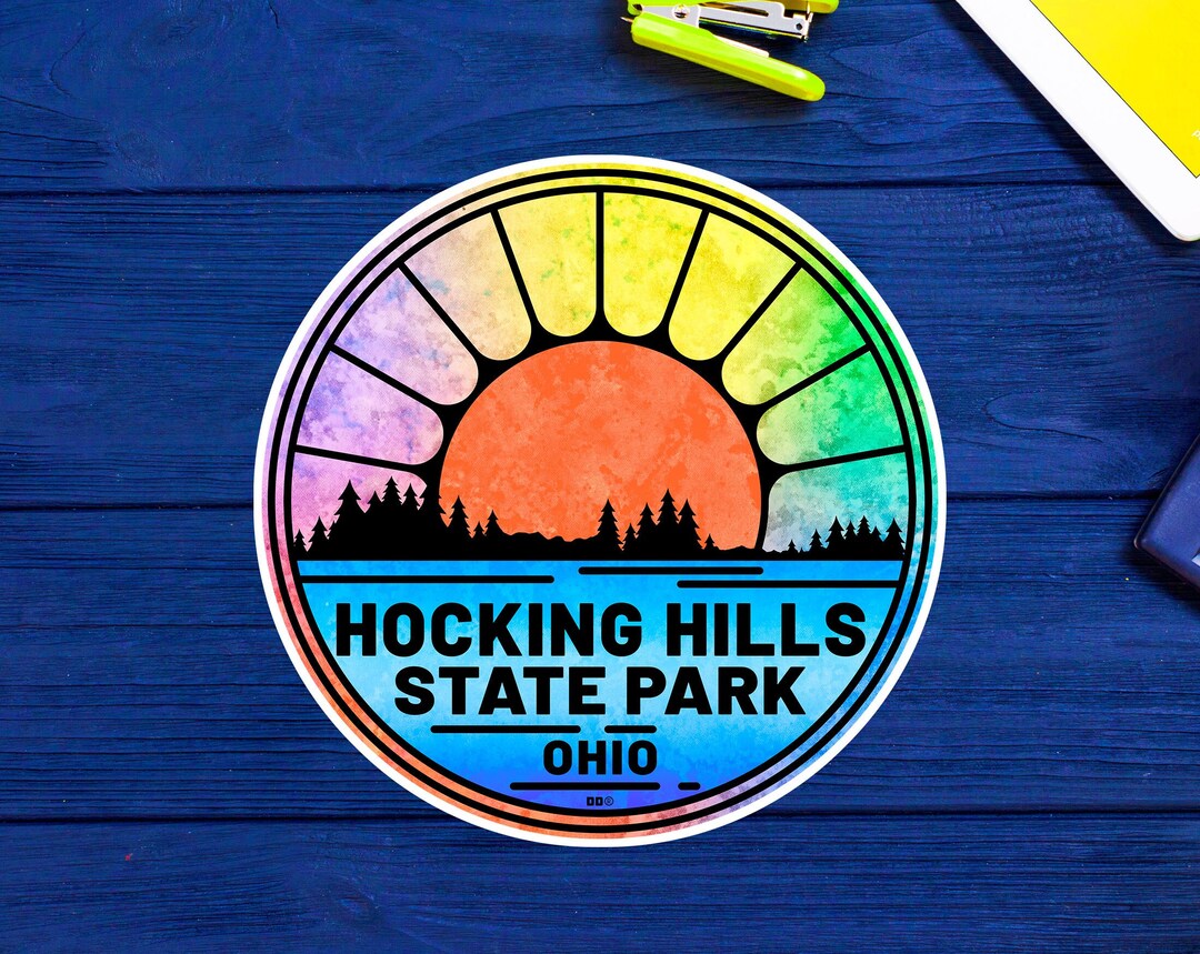 Hocking Hills State Park Decal 3 to 5 Sticker Ohio Vinyl Indoor or ...