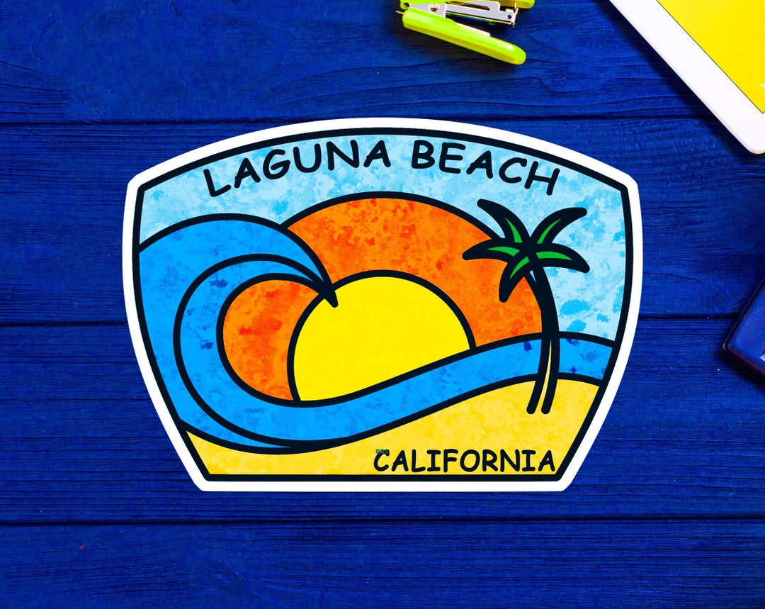 Laguna Beach California Decal Sticker 3.75 Los Angeles Pacific Ocean ...