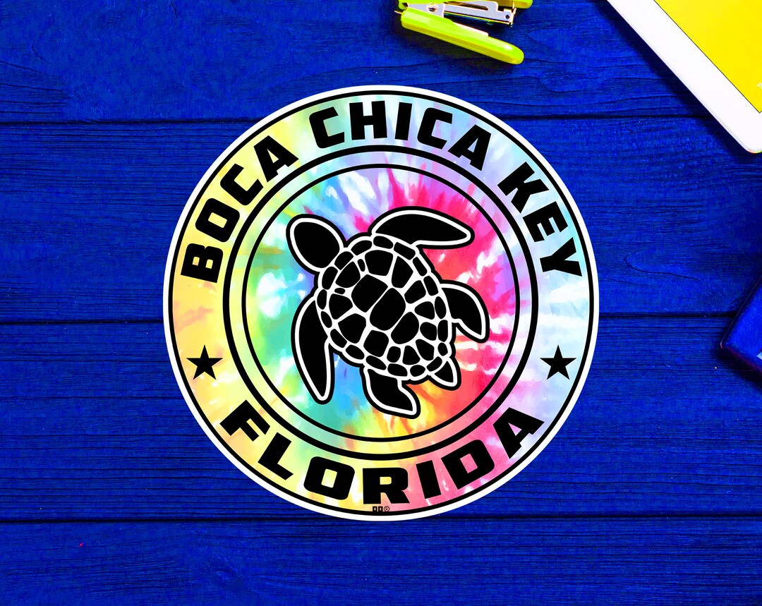 Boca Chica Key Florida Beach Sticker Decal 3" Vinyl - Etsy