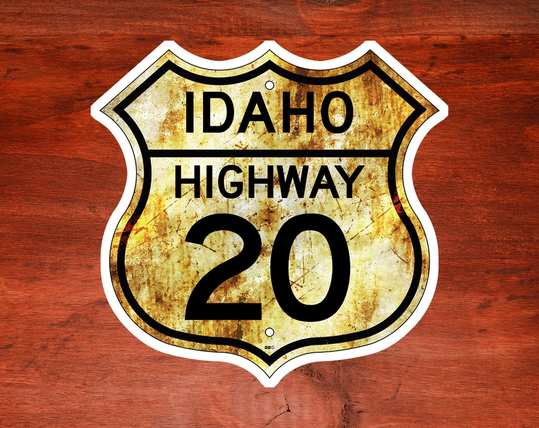 Idaho Highway 20 Sticker 3" Decal West Yellowstone National Park - Etsy