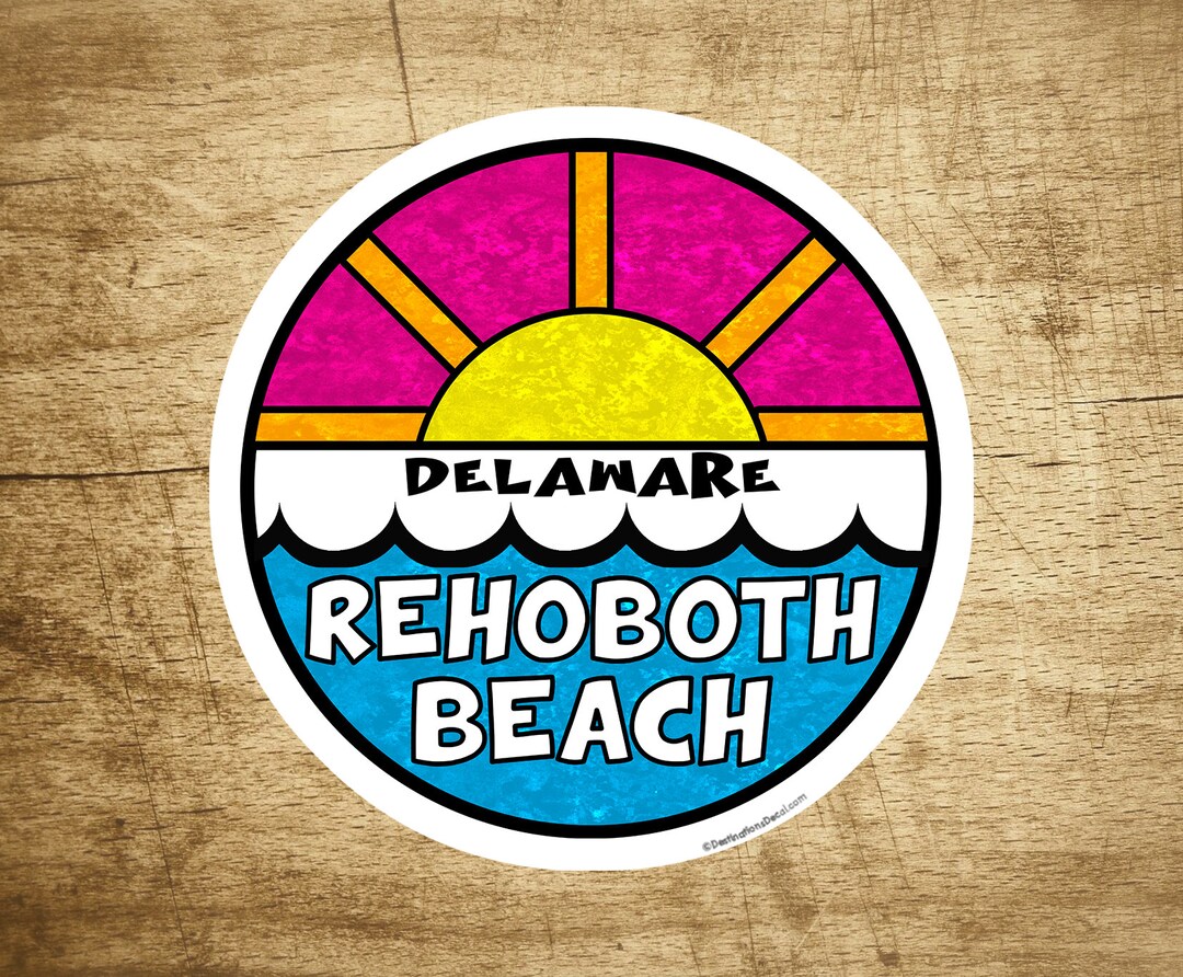 Rehoboth Beach Delaware Sticker Travel Decal 3" - Etsy