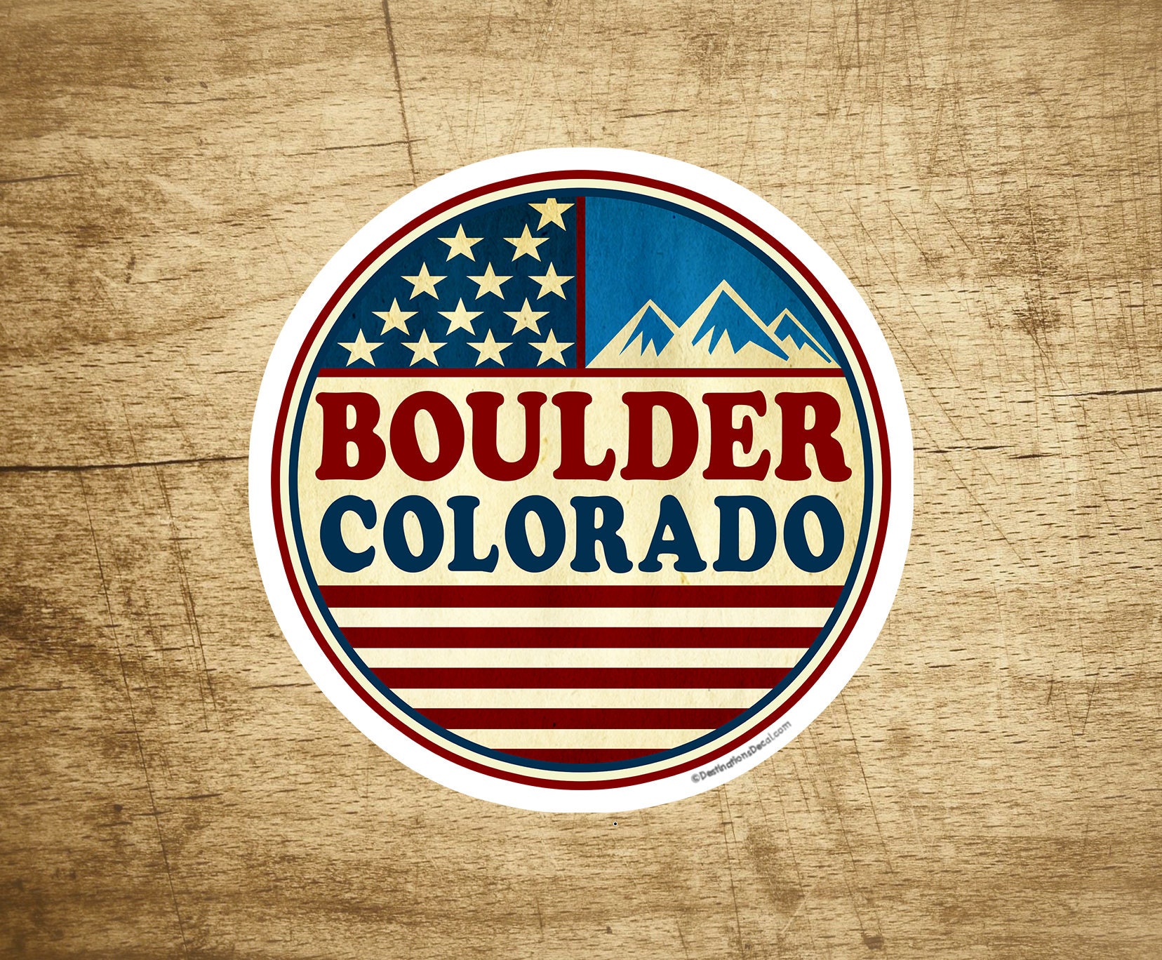 Boulder Colorado 3 Autocollant autocollant montagnes - Etsy France