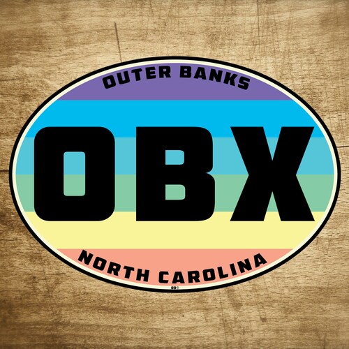 OBX Sticker Outer Banks North Carolina Decal Vinyl 4 X | Etsy