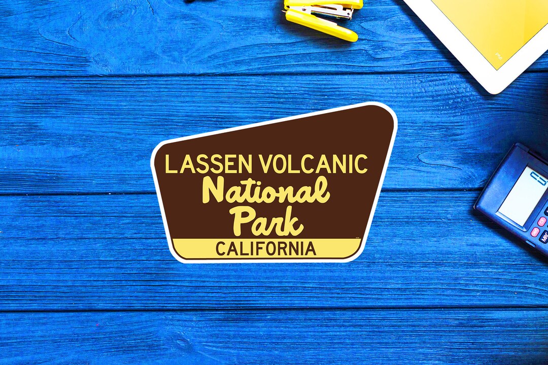 Lassen Volcanic Forest National Park California Travel Sticker Decal 3. ...