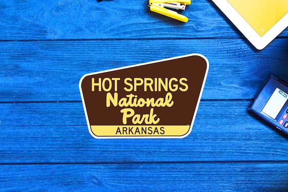Hot Springs Forest National Park Arkansas Travel Sticker Decal - Etsy