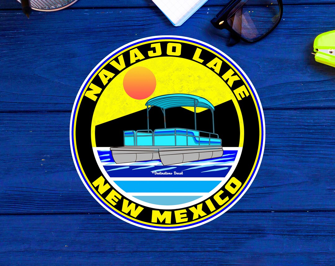 Navajo Lake New Mexico Vinyl Decal Sticker 3" to 5" Indoor Outdoor ...