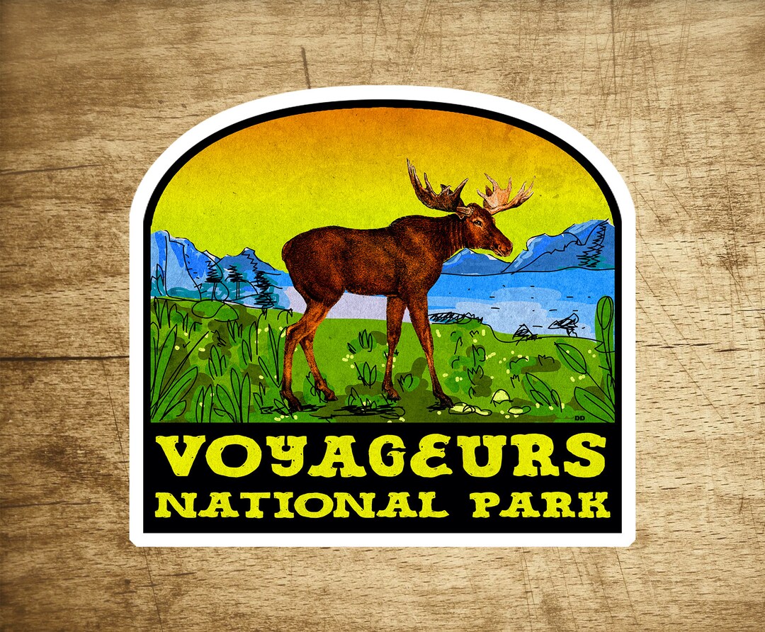 Voyageurs National Park Decal Sticker Minnesota 3.125" X 2.875" Lake ...