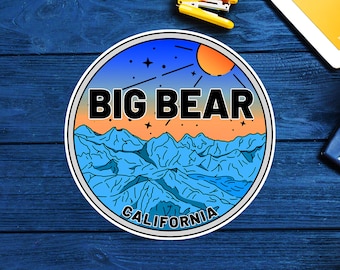 Skiing Big Bear California 3 Sticker Decal Ski Skier - Etsy