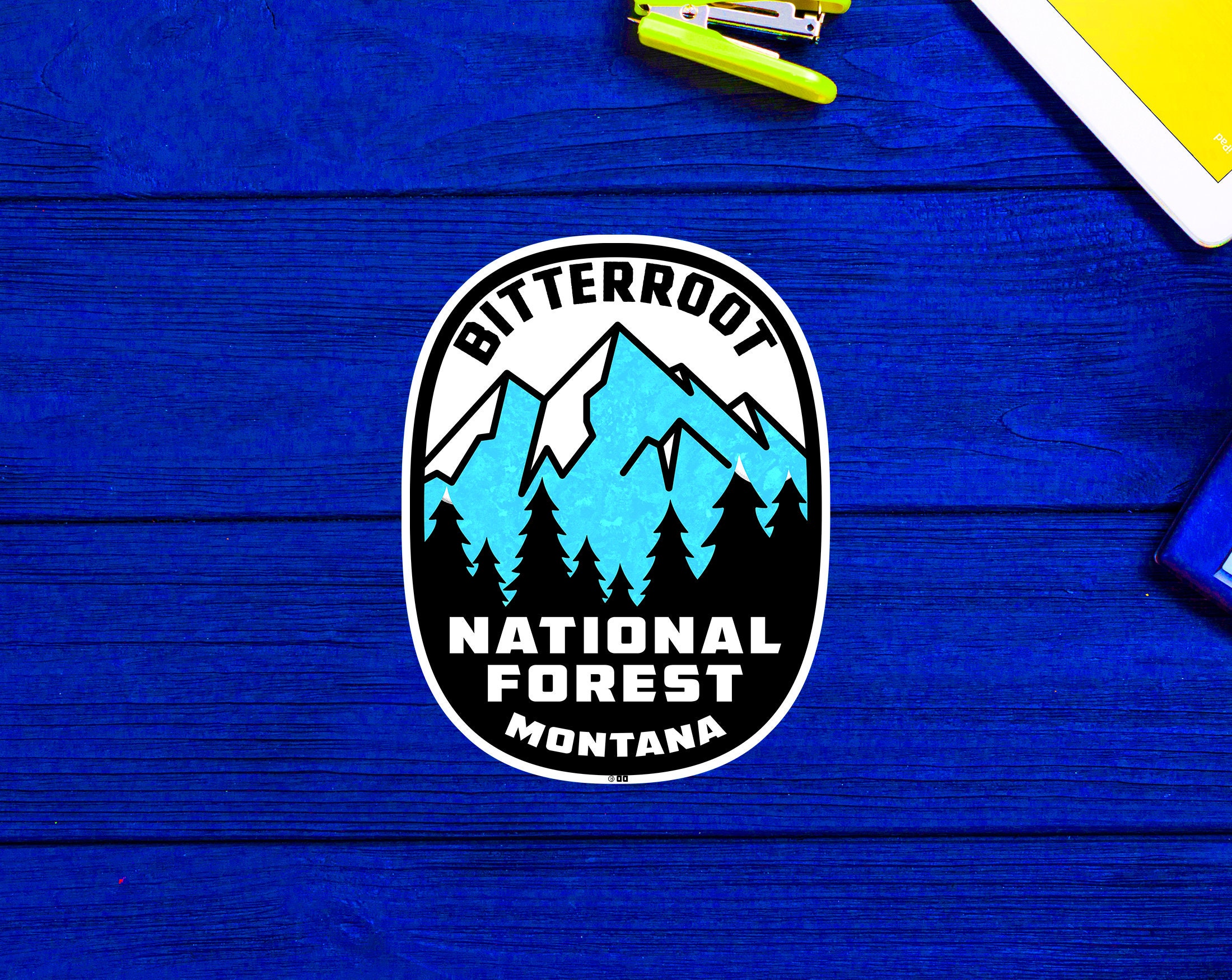 Bitterroot National Forest Montana Sticker 3.9" - Etsy