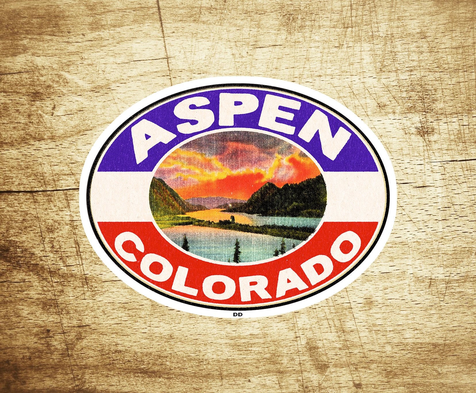 Aspen Colorado Decal Sticker 3.75 X 2.75 Skiing - Etsy