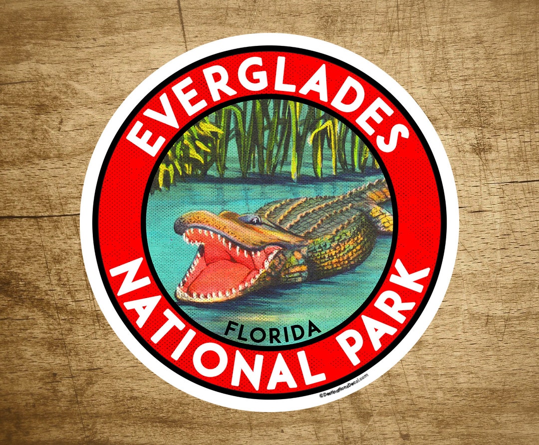 Everglades National Park Florida Sticker Decal 6" X 2 - Etsy