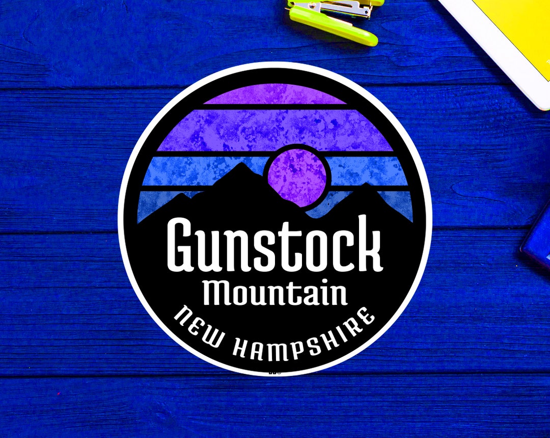 Gunstock Mountain New Hampshire Sticker Decal 3" - Etsy