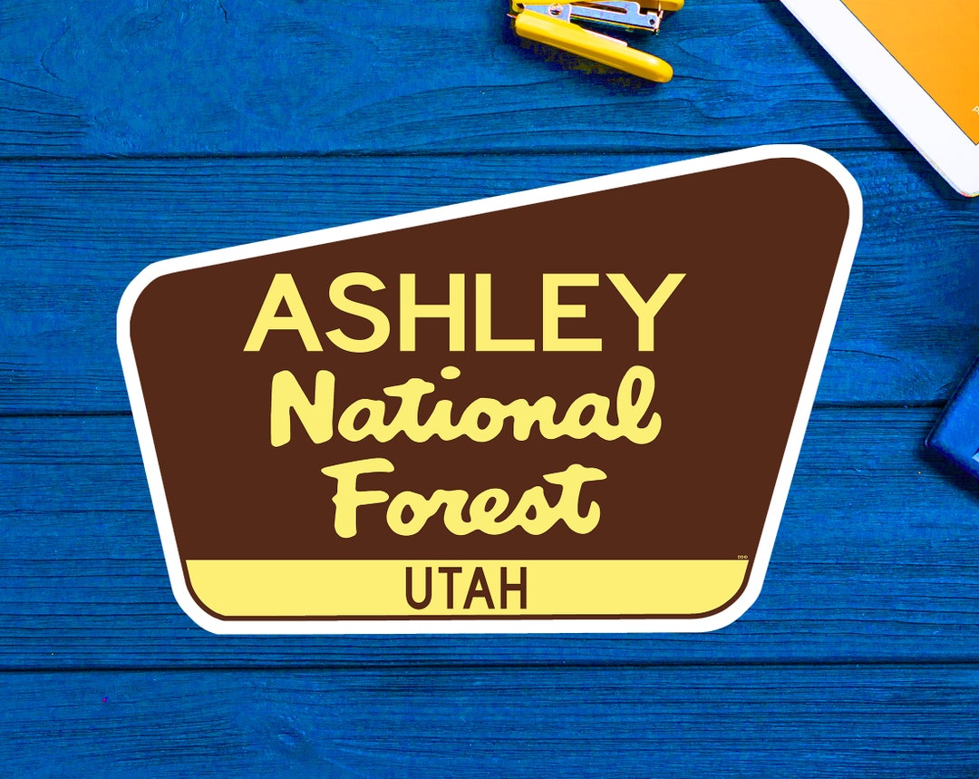 Ashley National Forest Decal Sticker 3.75" X 2.45" Utah Park Vinyl - Etsy