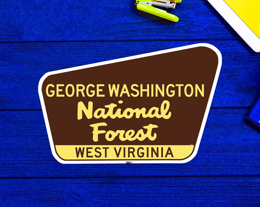 George Washington National Forest Decal Sticker 3.75" X 2.5" West ...