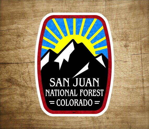 San Juan National Forest Decal Sticker Colorado 2.75 X | Etsy
