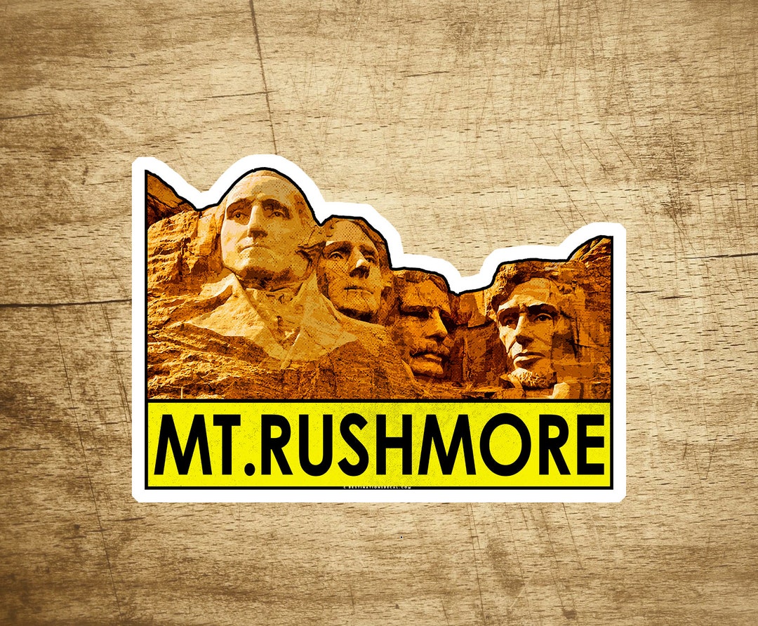 Mount Rushmore Decal Sticker 3.6" X 2.5" South Dakota - Etsy