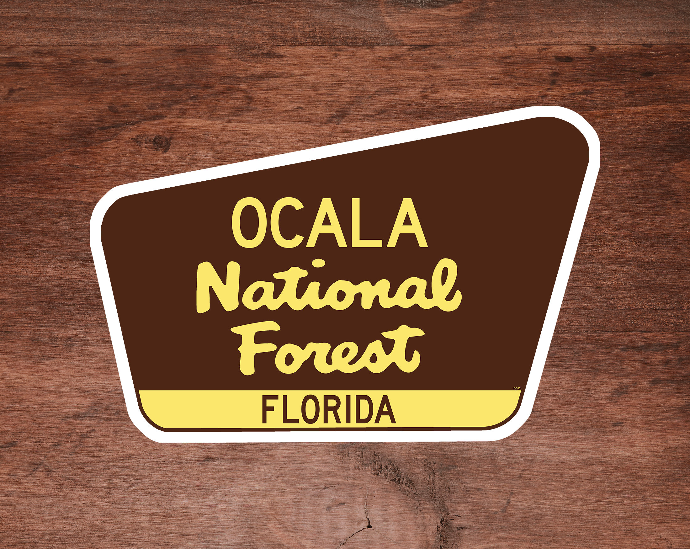 Ocala National Forest Decal Sticker 3.75 x 2.5 | Etsy