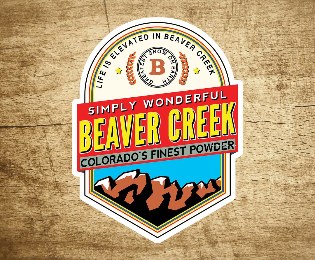 Ski Beaver Creek Colorado Decal Sticker 2 7/8" X 3 1/2" Skiing ...