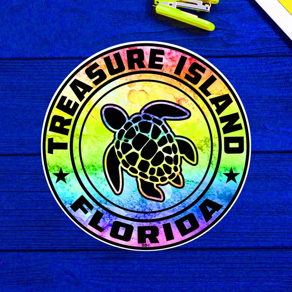 Treasure Island Decal - Etsy
