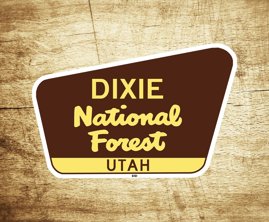 Dixie National Forest Decal Sticker 3.75" X 2.5" Utah Park Vinyl - Etsy