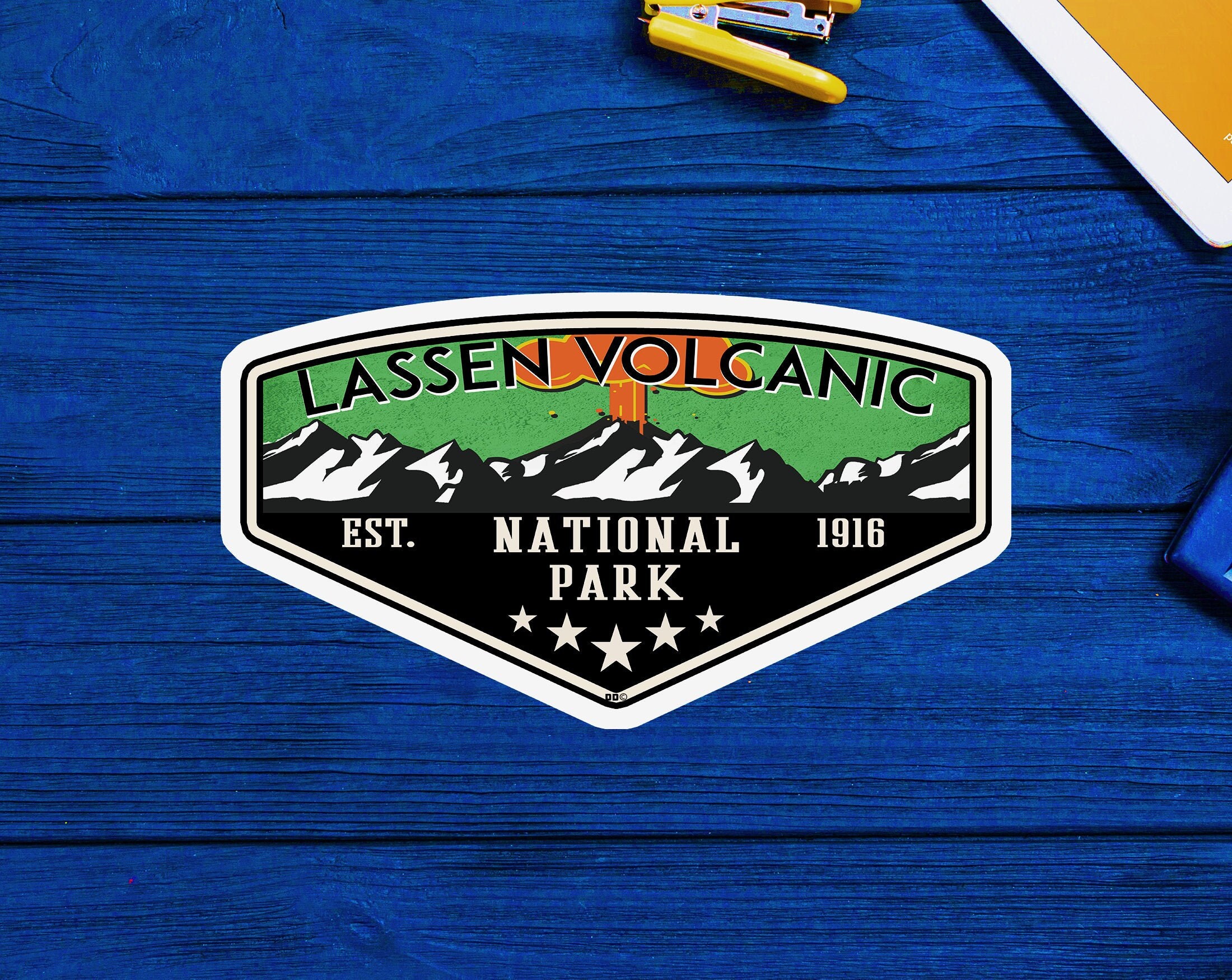 Lassen Volcanic National Park Decal Sticker 3.75 x | Etsy