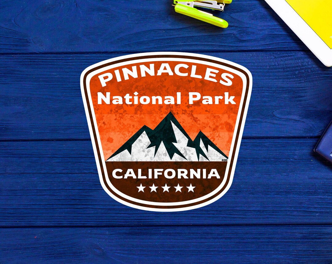 Pinnacles National Park Decal Sticker Vinyl California 3" Laptop Bumper ...