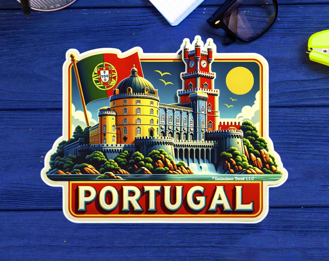 Portugal Sticker 3" to 4" Souvenir Decal Indoor Outdoor Sintra Lisbon ...