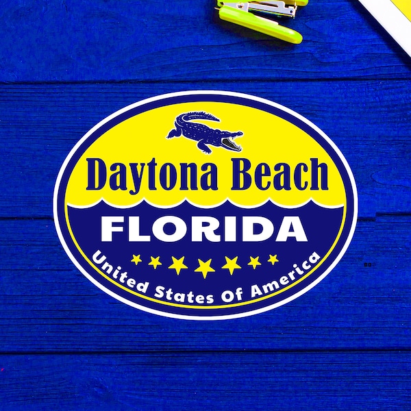 Daytona Beach Sticker - Etsy