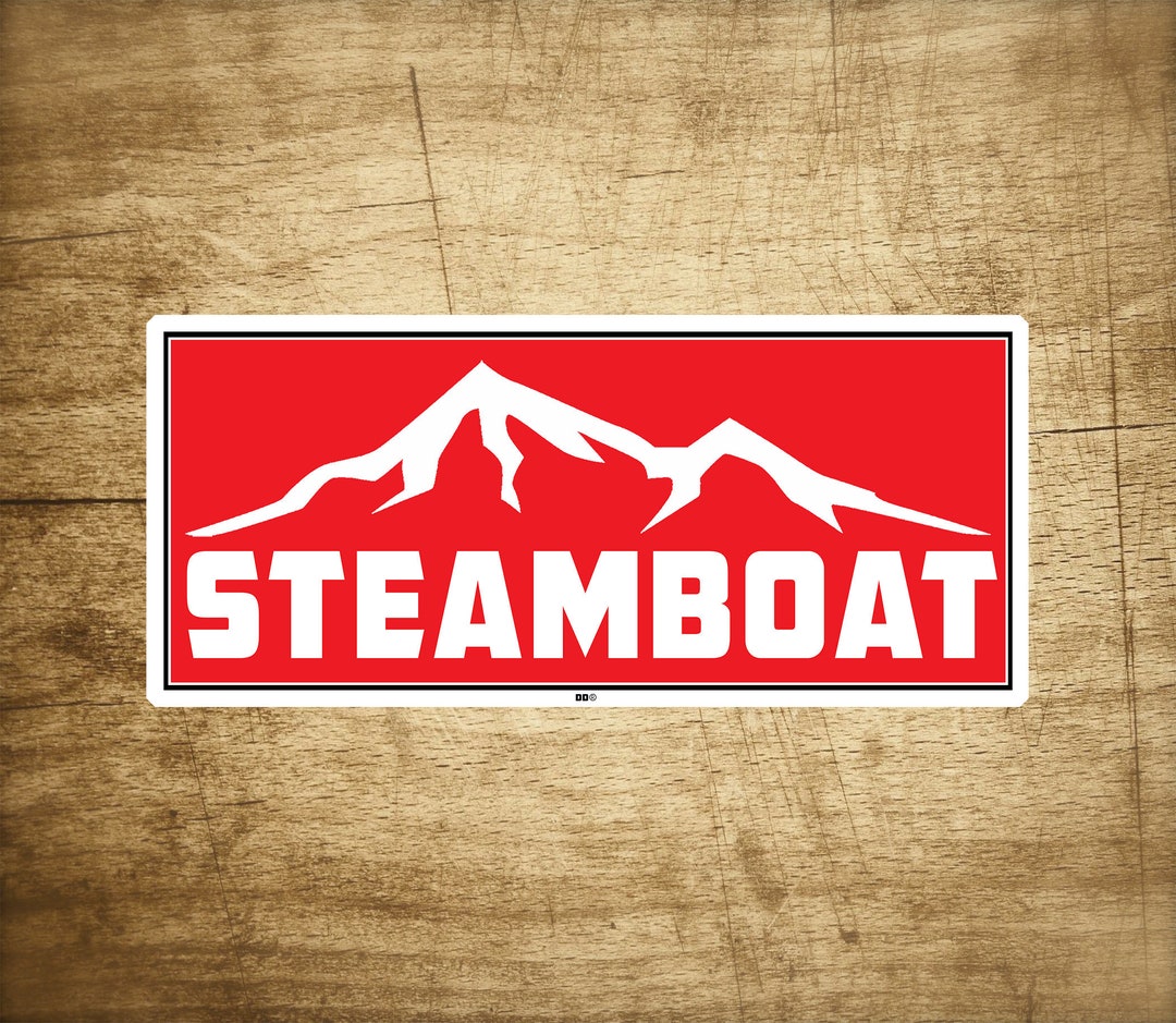 Ski Steamboat Colorado Decal Sticker 3.75" X 1.75" Skiing Springs Vinyl ...