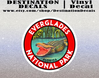 The Everglades National Park Decal - Etsy
