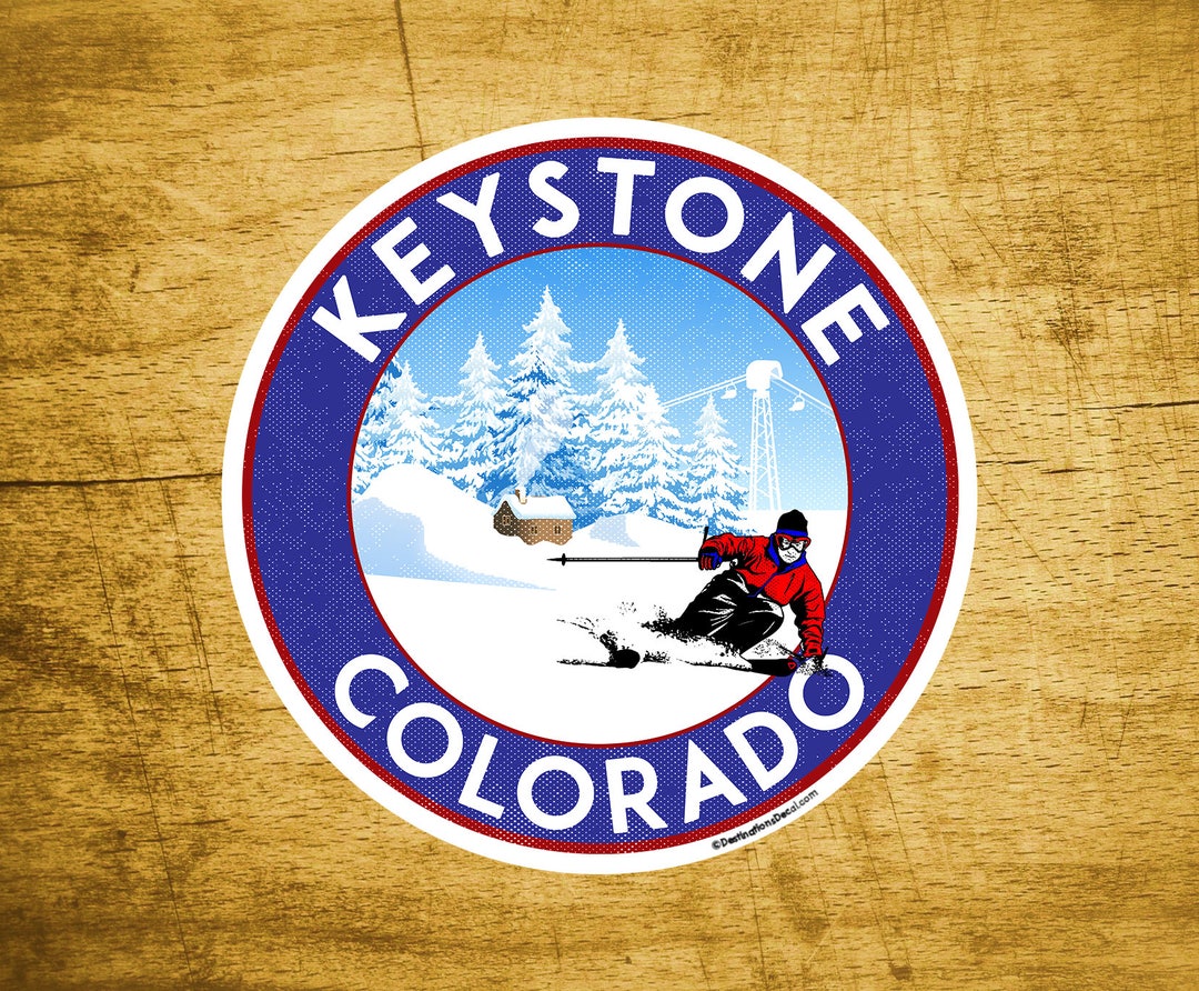 Skiing Keystone Colorado Sticker Decal 3 X 3 - Etsy