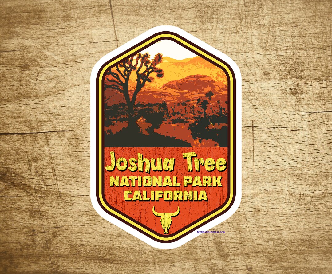 Joshua Tree National Park Decal Sticker 3.75" X 2.5" California Vinyl ...