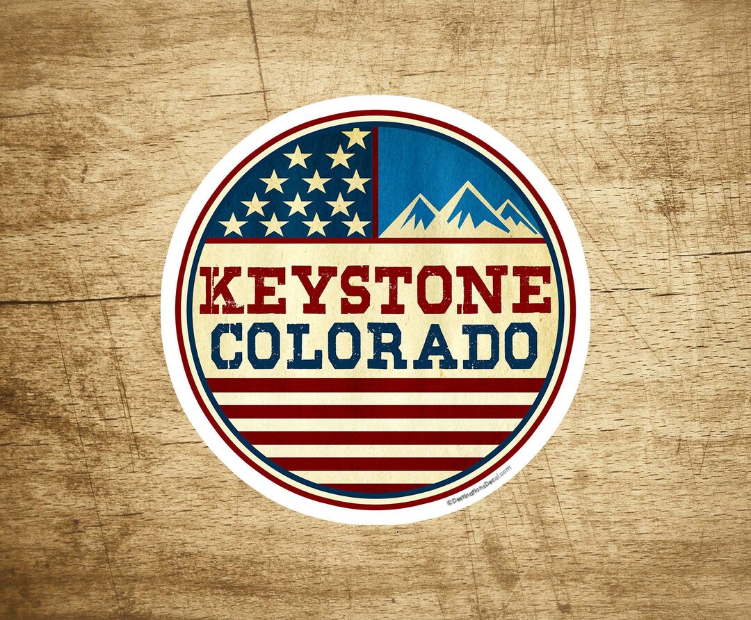 Skiing Keystone Colorado 3" Sticker Decal Snowboarding Vinyl - Etsy