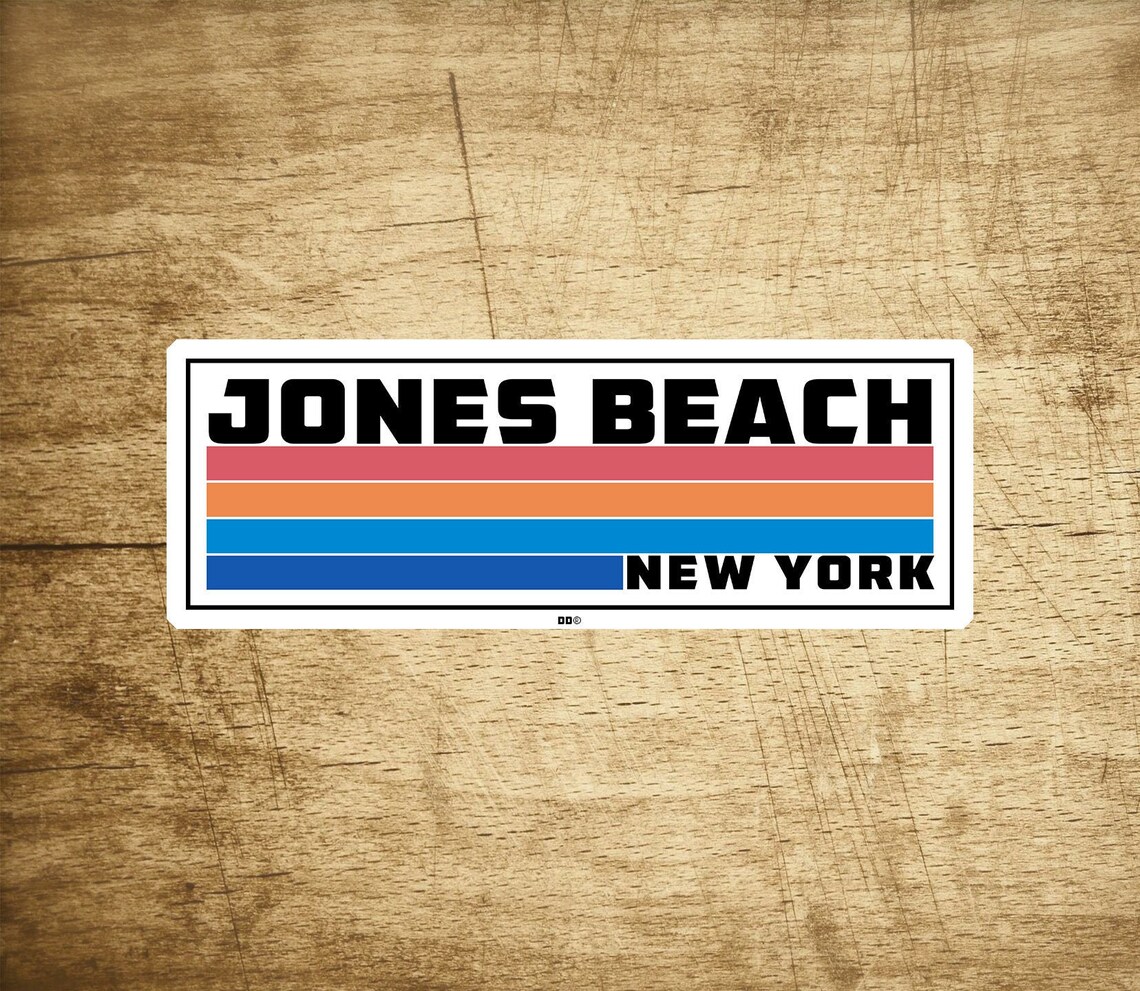 Jones Beach New York Sticker Decal Vinyl 3.75 X | Etsy