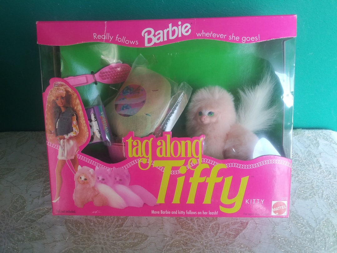 Mattel Tag Along Cat Tiffy Barbie Pet Cat - Etsy