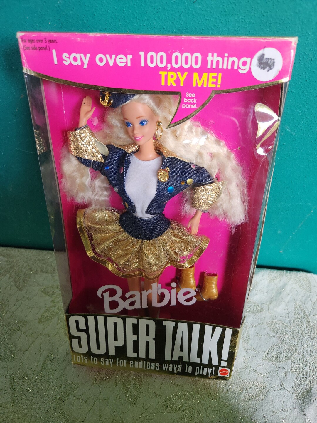 Mattel Super Talk Barbie Doll Blonde Barbie Doll - Etsy