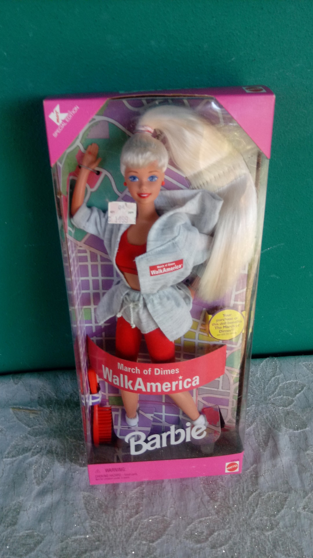 Mattel March of Dimes Walk America Barbie Vintage New in Box - Etsy