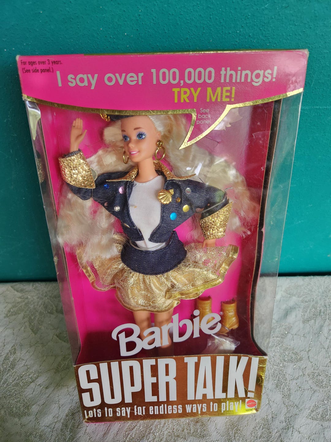 Mattel Super Talk Barbie Doll Blonde Barbie Doll - Etsy