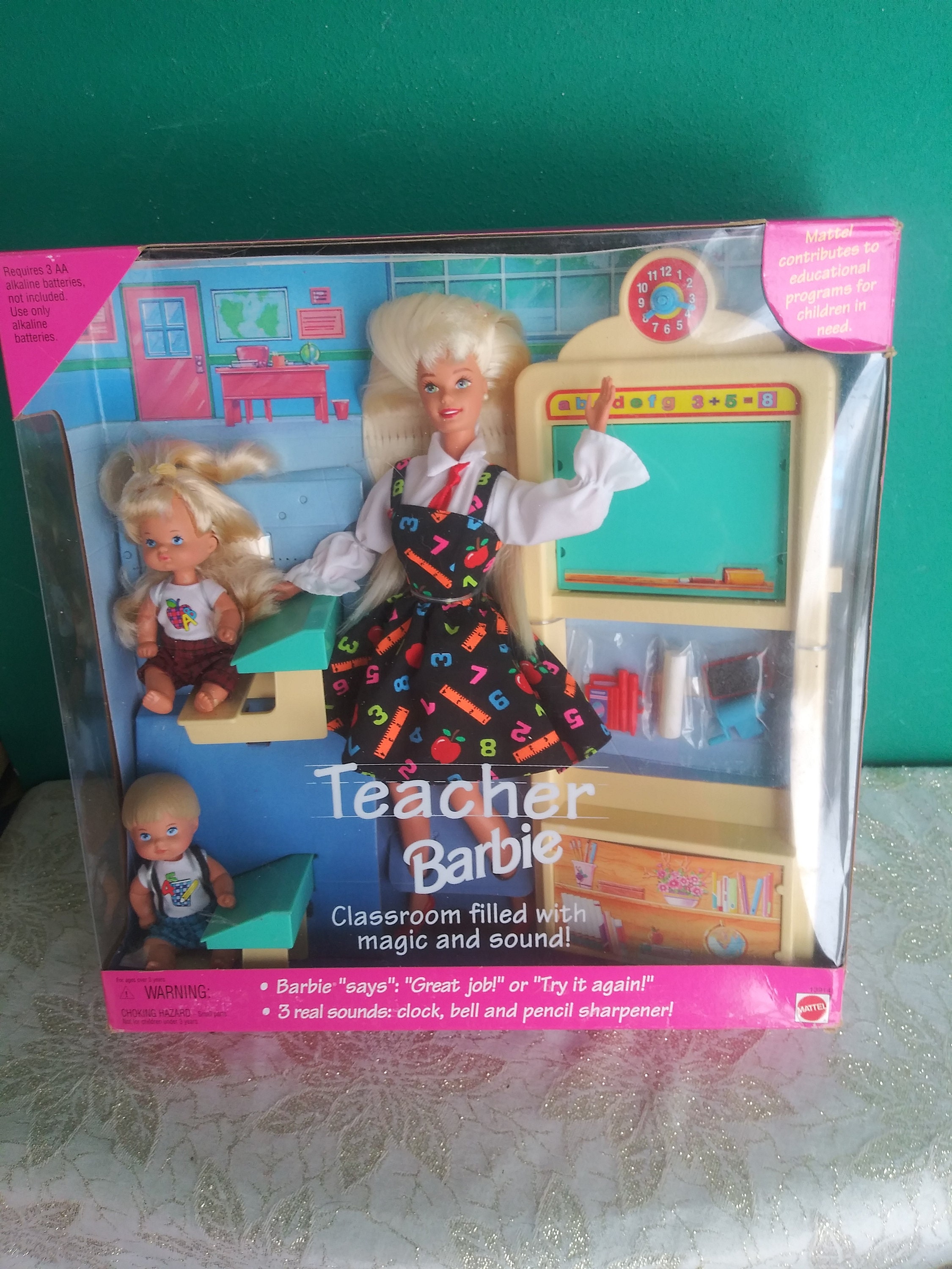 Teacher Barbie Set
