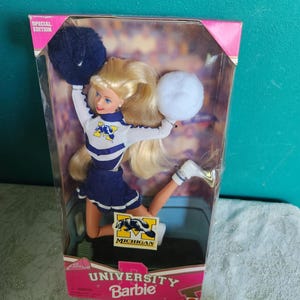 Mattel University of Michigan Barbie Doll - Etsy