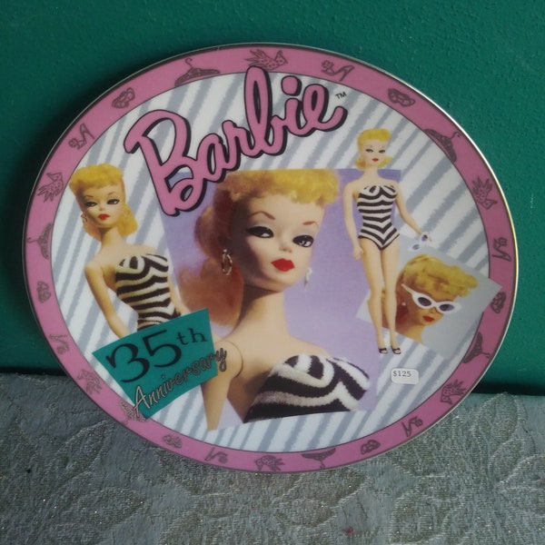 Barbie Plate - Etsy