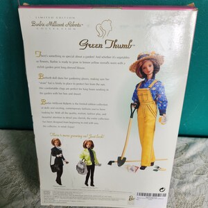 Mattel Barbie Clothes Official Barbie Collector's Club Green Thumb ...