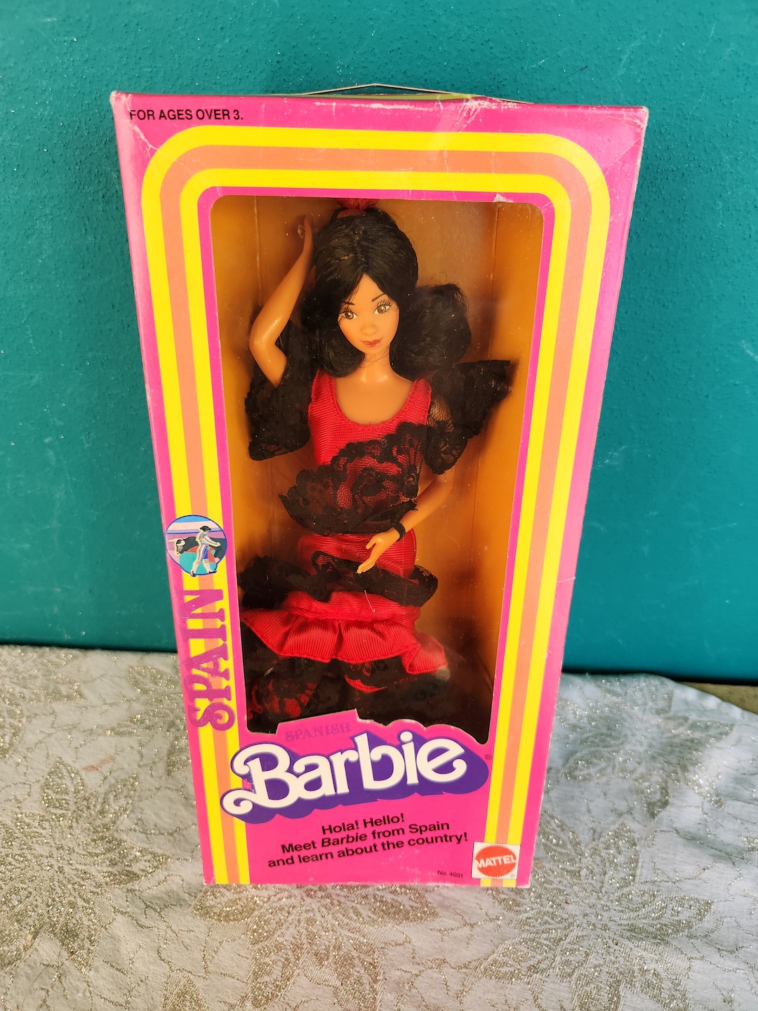 Mattel Dolls of the World Spain Barbie Doll Vintage 1980's - Etsy