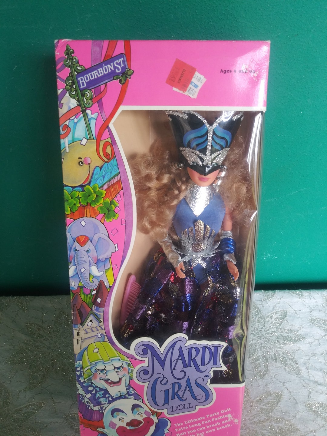 Creata International 1992 Mardi Gras Doll - Etsy