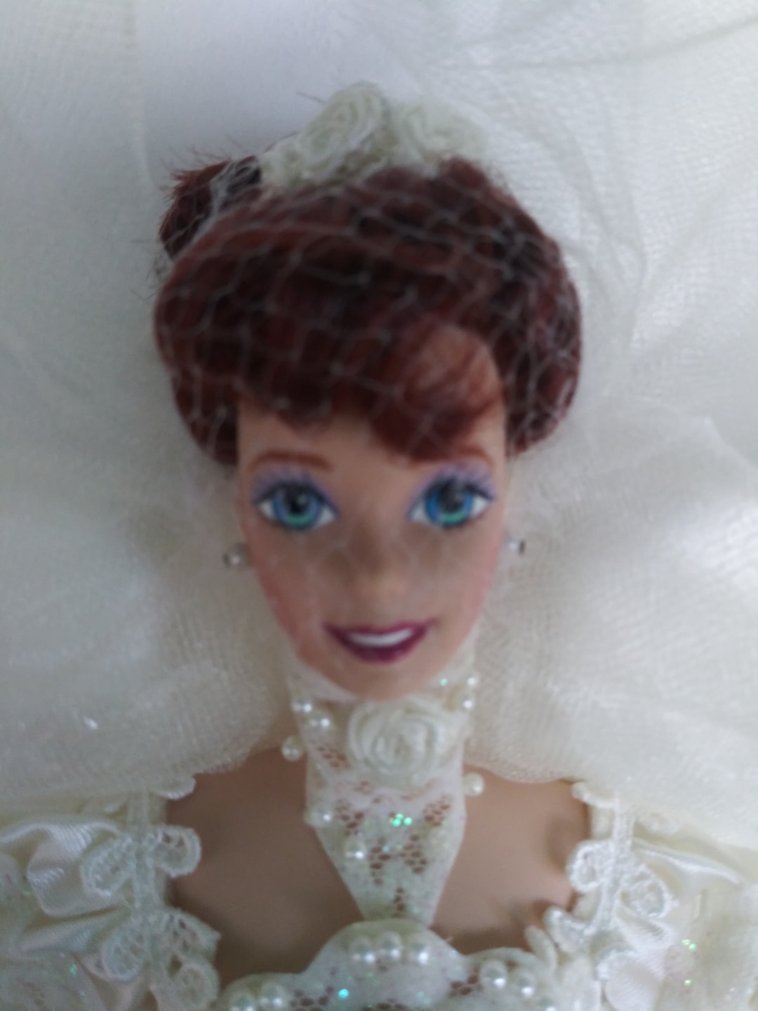 Mattel Barbie Romantic Bride Porcelain Doll in Original Box- - Etsy
