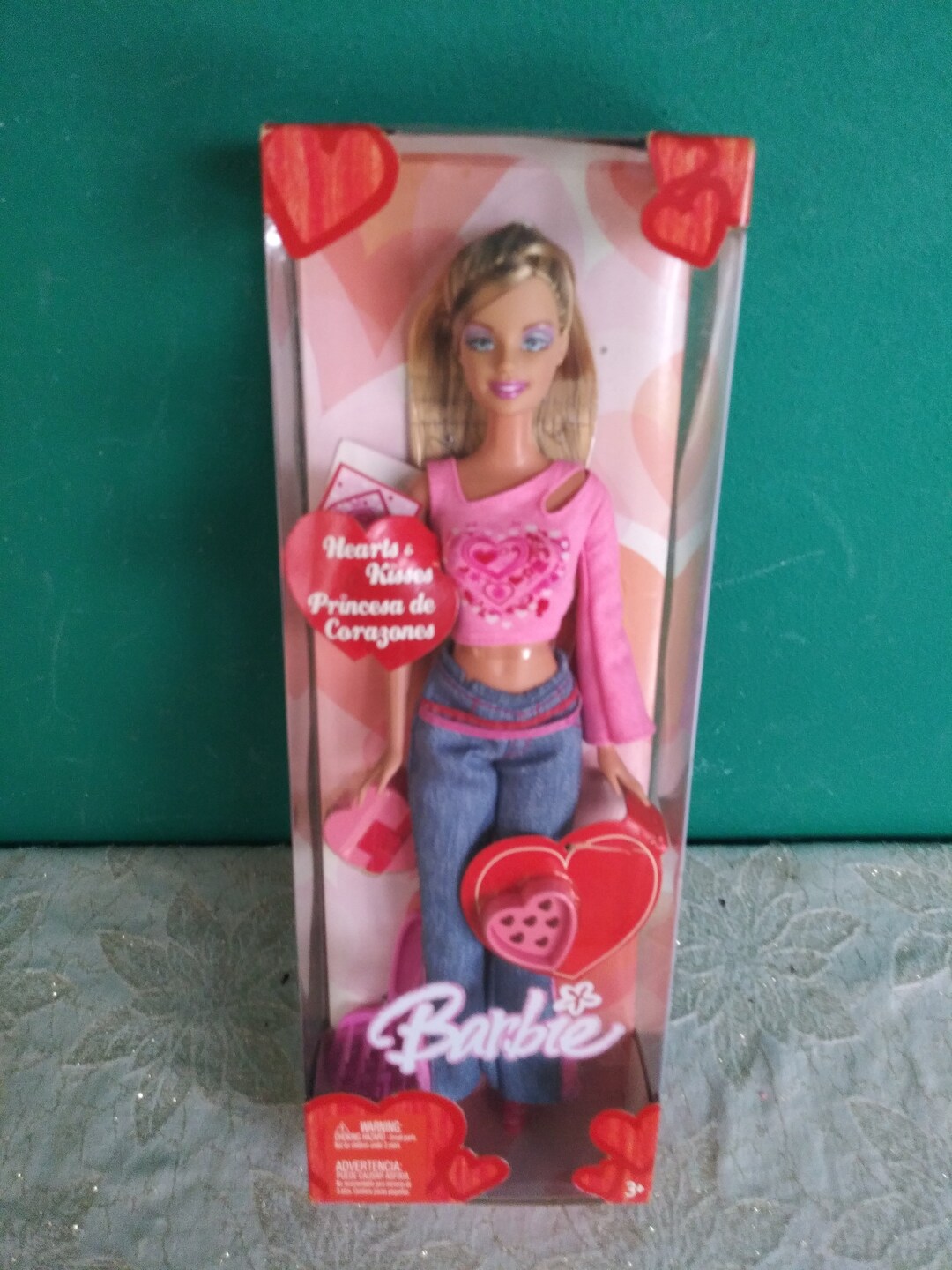 Mattel Valentine Hearts and Kisses Barbie Vintage - Etsy