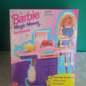 Mattel Barbie Magic Moves Vintage Barbecue Barbie Barbecue - Etsy