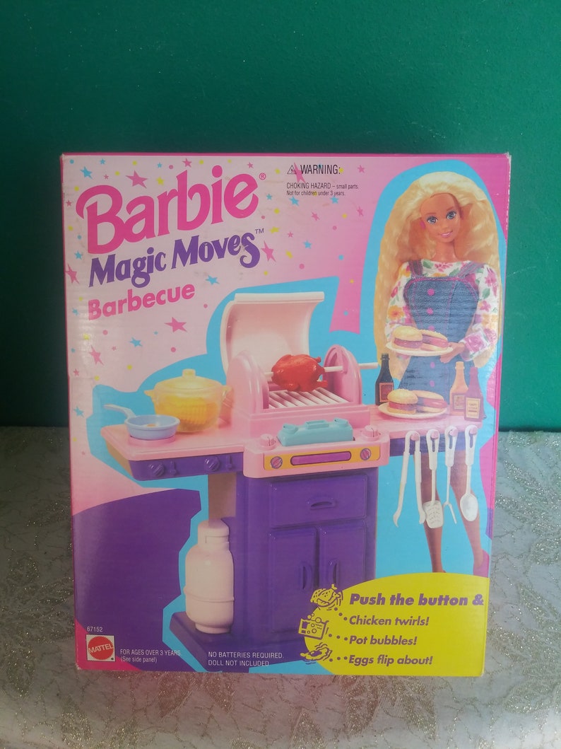 Mattel Barbie Magic Moves Vintage Barbecue Barbie Barbecue - Etsy