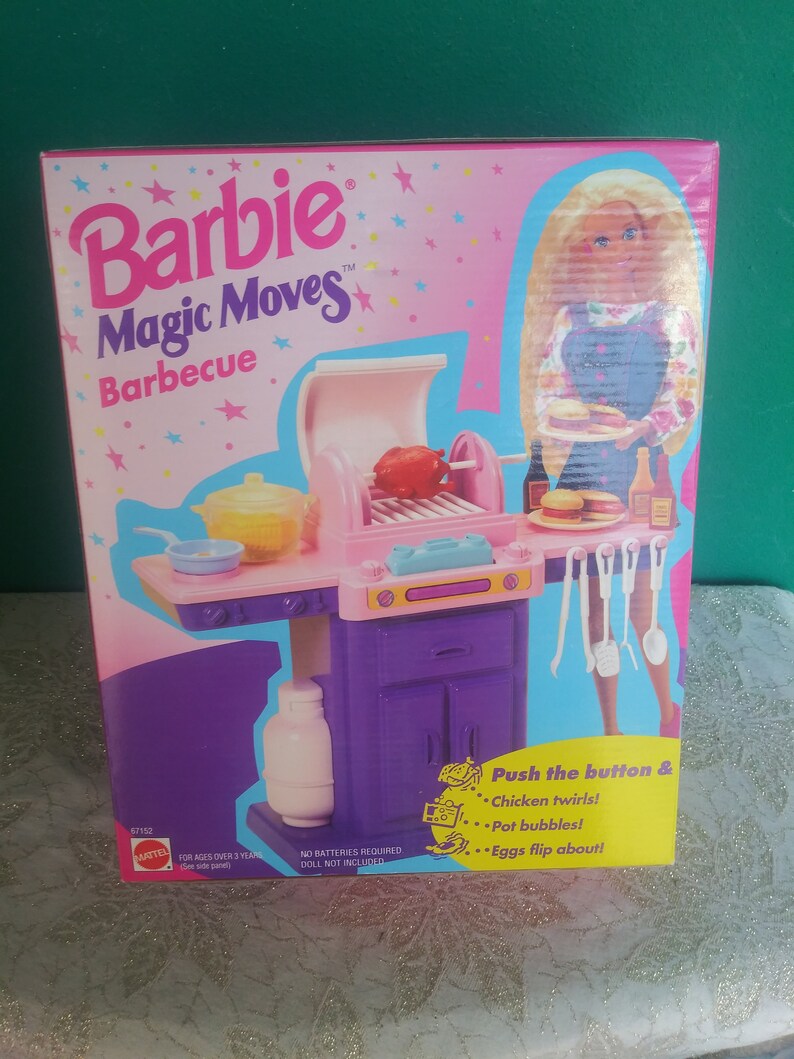 Mattel Barbie Magic Moves Vintage Barbecue Barbie Barbecue - Etsy