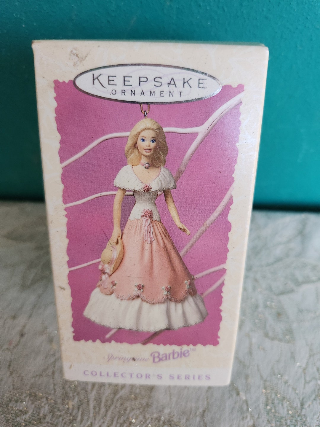 Hallmark Keepsake Springtime Barbie Christmas Barbie Christmas Ornament ...
